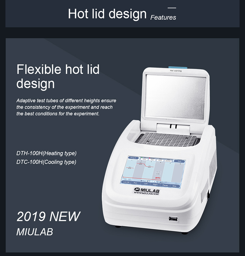 DTC-100H Dry Bath Incubator with Heated Lid