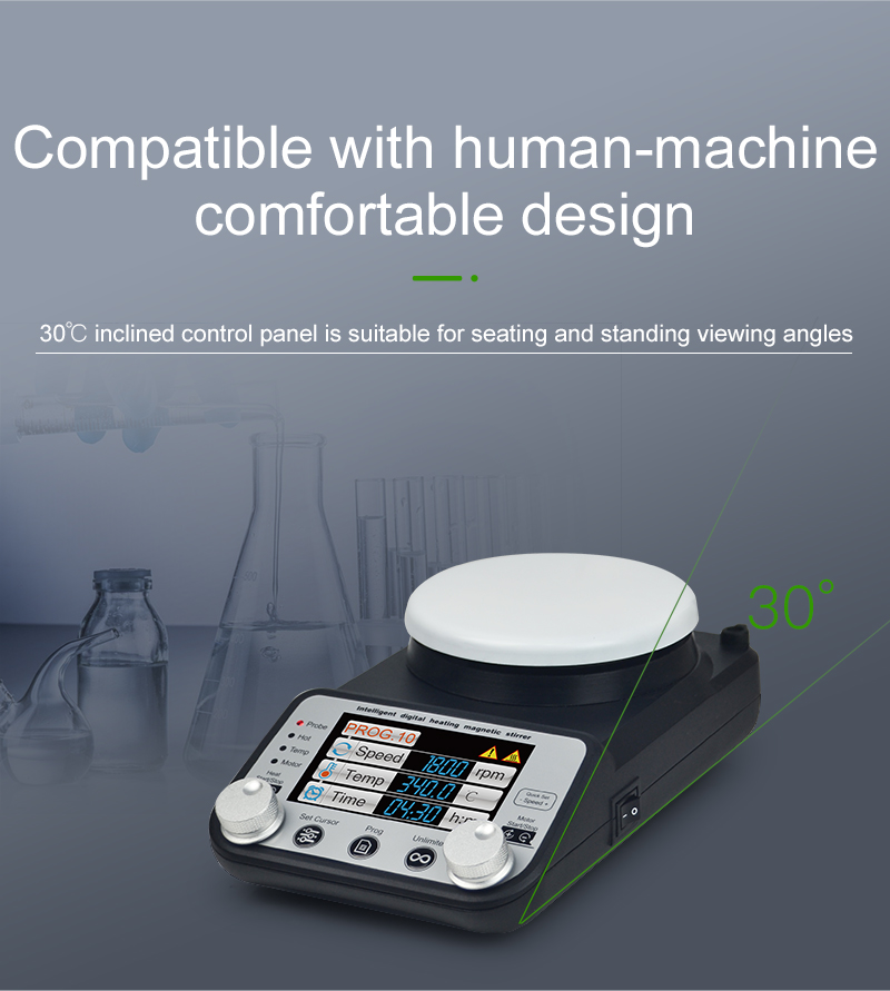 TP-350+ Magnetic intelligent color display heating stirrer