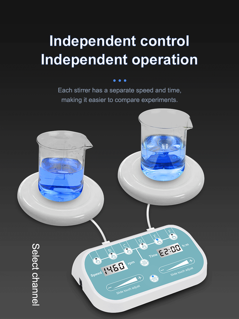 WMS-6 Underwater Multi-point ultra-thin magnetic stirrer